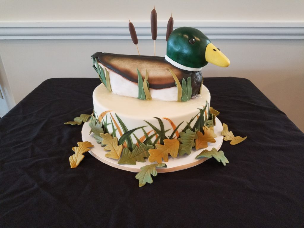 Duck Groom's Cake - Croissants Bistro & Bakery